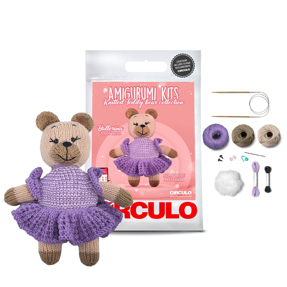 KITS AMIGURUMIS - COLECCIÓN OSITOS DE PELUCHE CON AGUJAS – Crochetstores