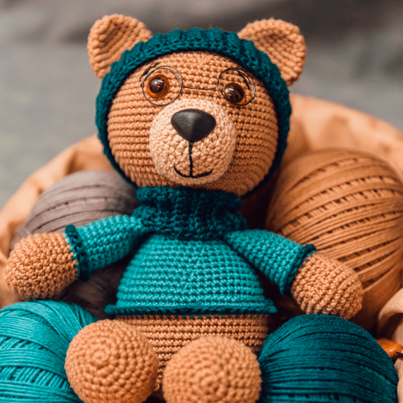 Oso Arthur (gancho) - Crochetstores